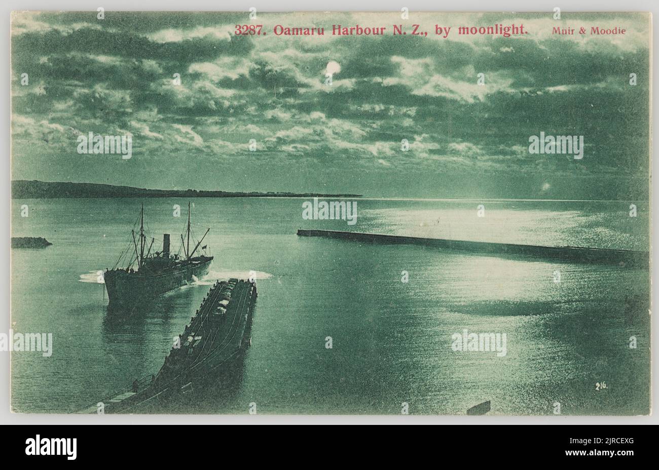 New zealand oamaru harbour by m hi-res stock photography and images - Alamy