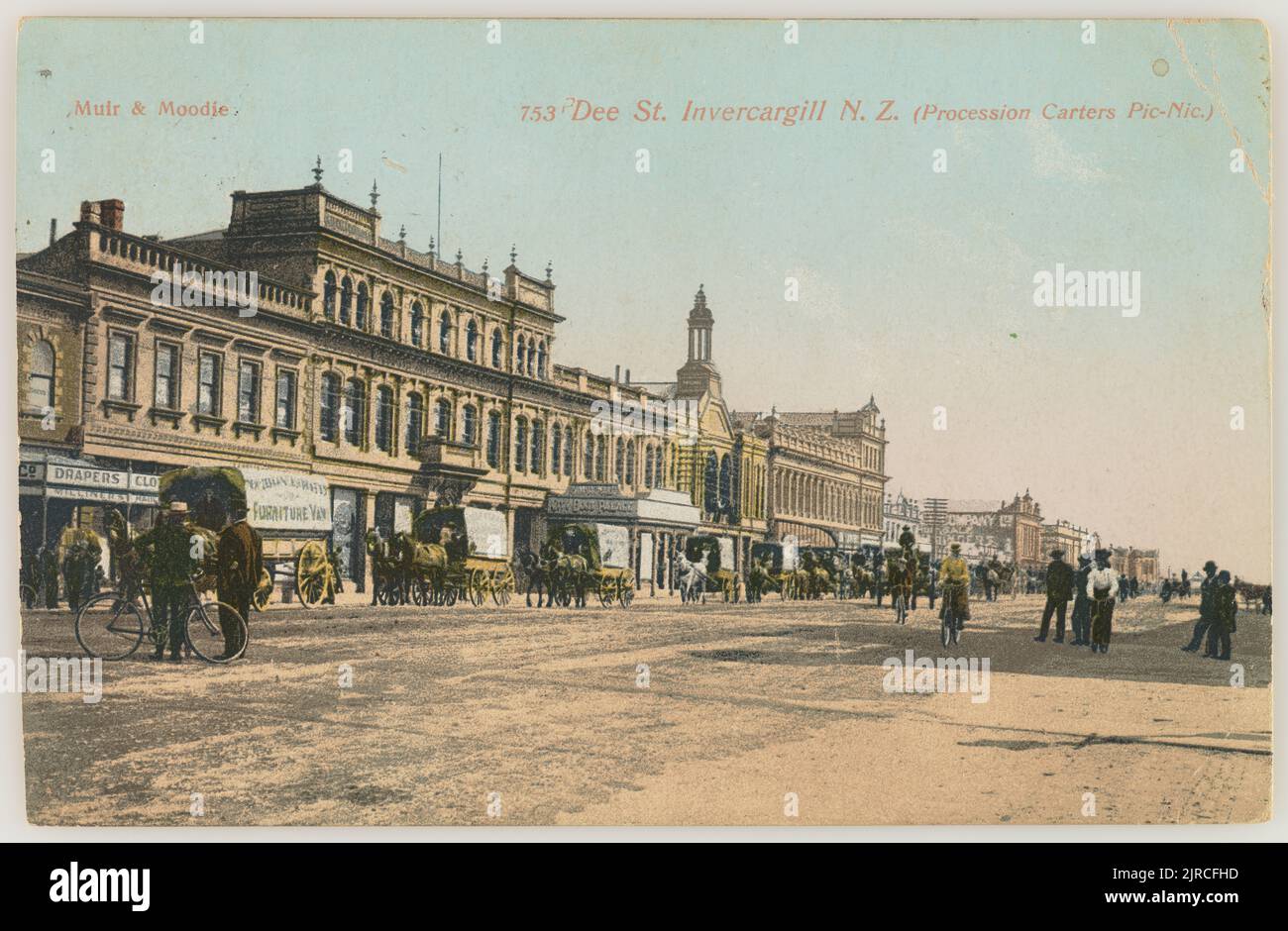 Dee Street, Invercargill, New Zealand, 1906, Invercargill, by Muir ...