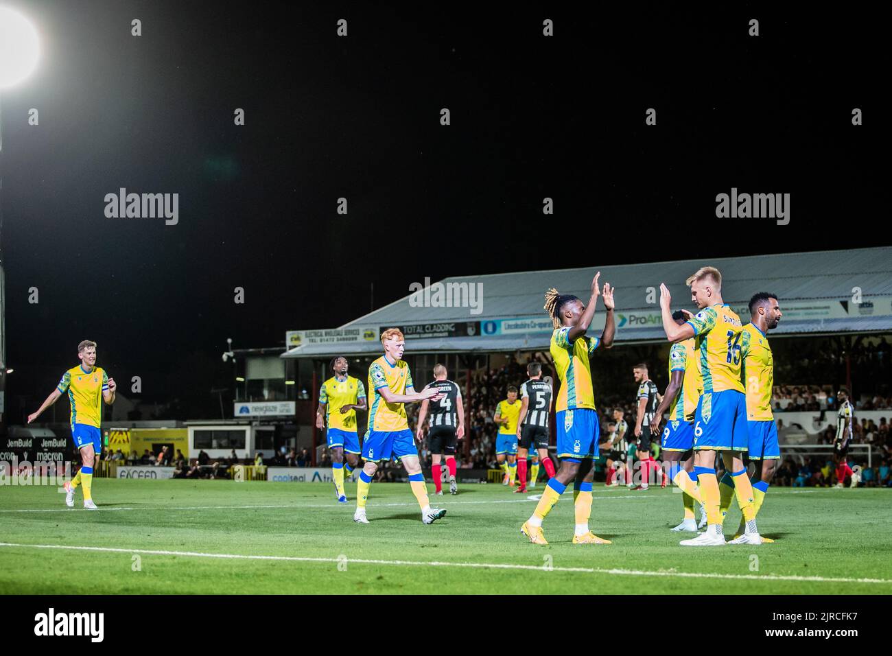 Sam Surridge #16 of Nottingham Forest celebrates his second and his ...
