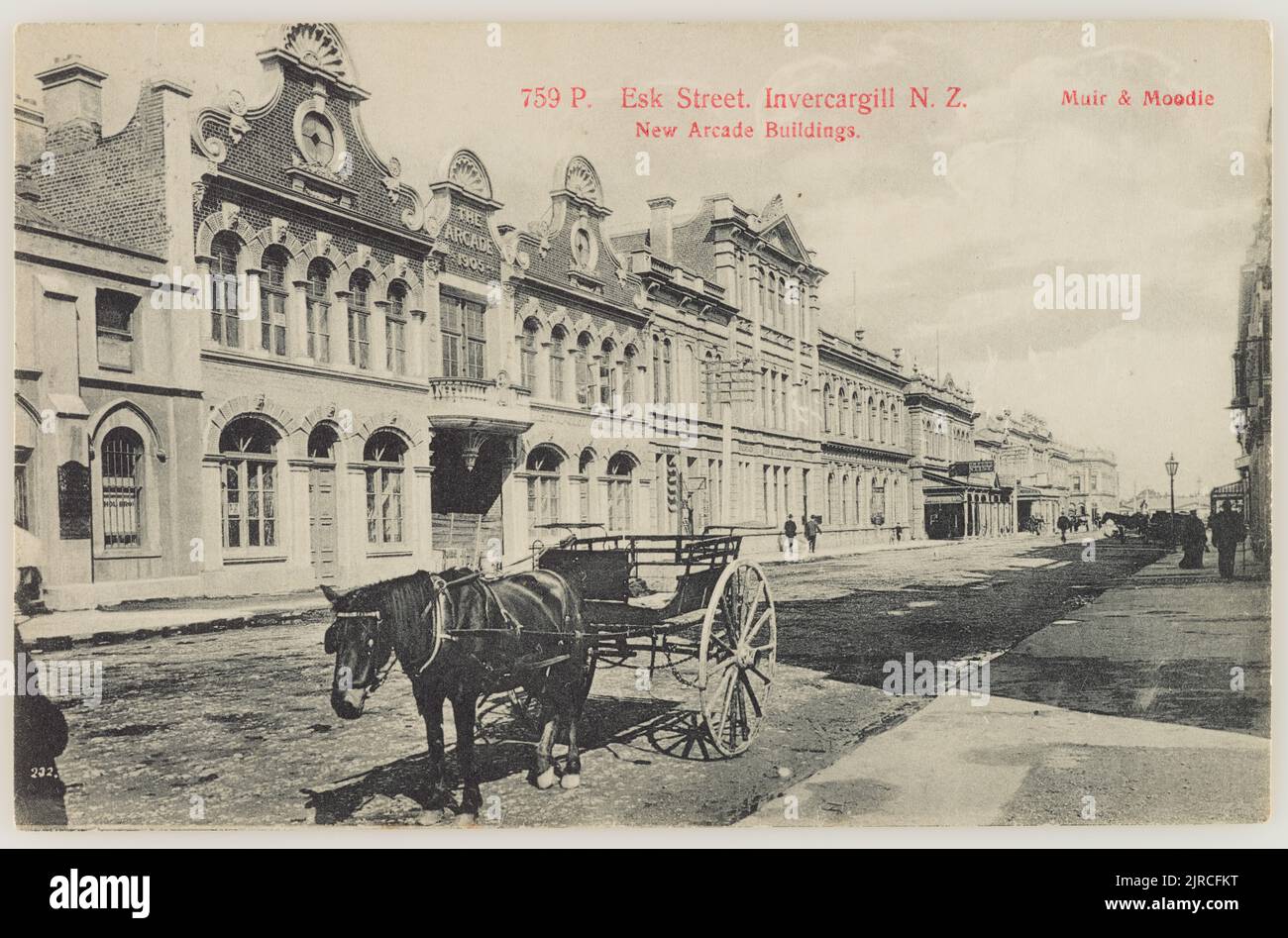 Esk Street, Invercargill, New Zealand, 1906, Invercargill, by Muir ...