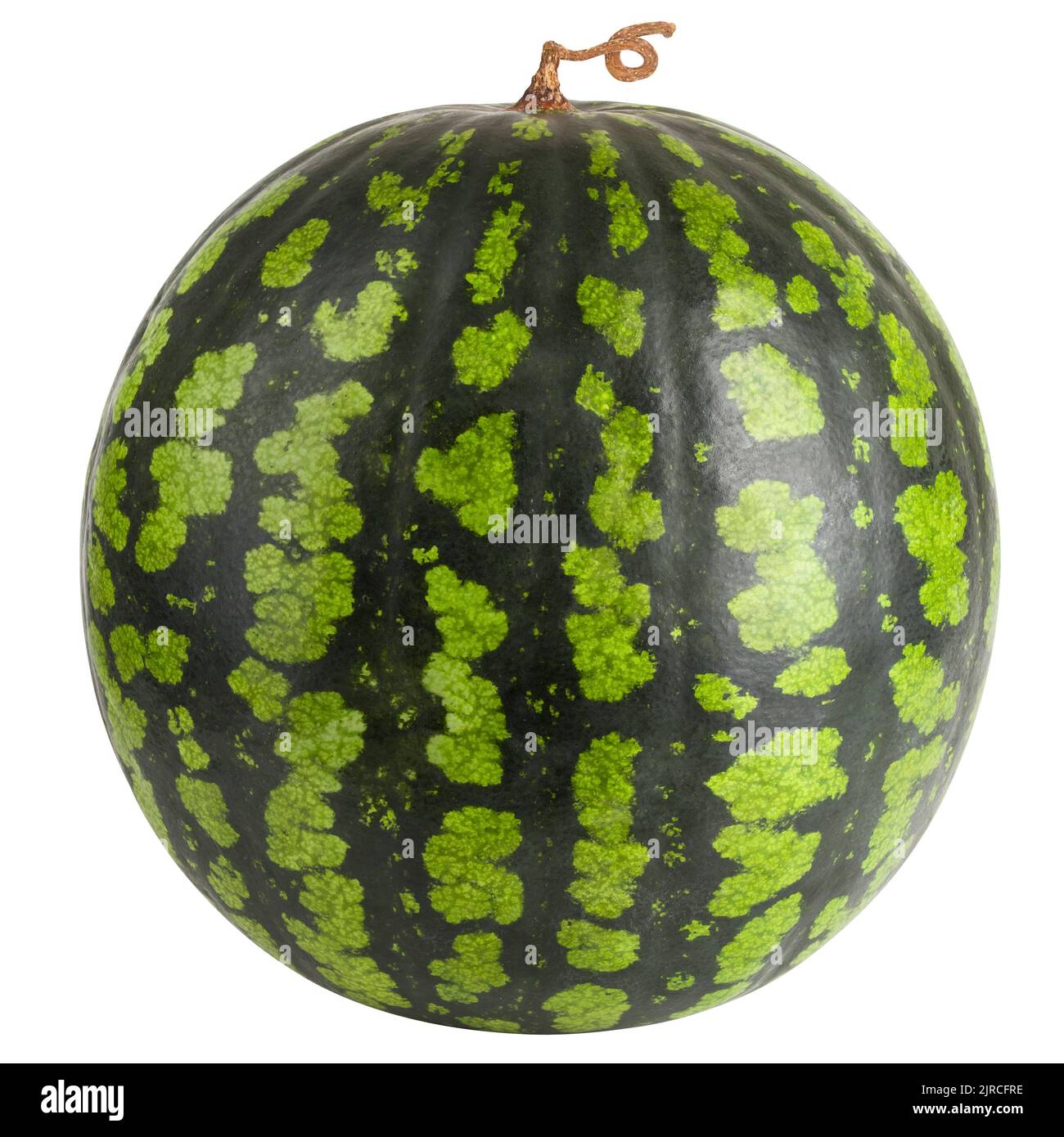watermelon isolated on white background, clipping path, full depth of ...