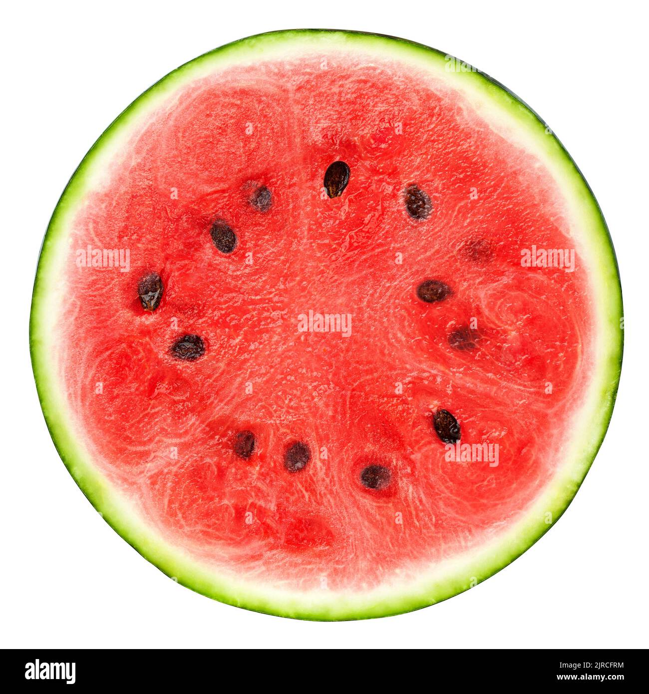 watermelon slice isolated on white background, clipping path, full ...