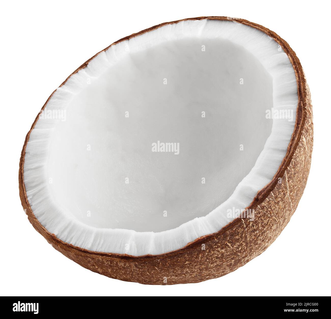 coconut, isolated on white background, full depth of field Stock Photo ...