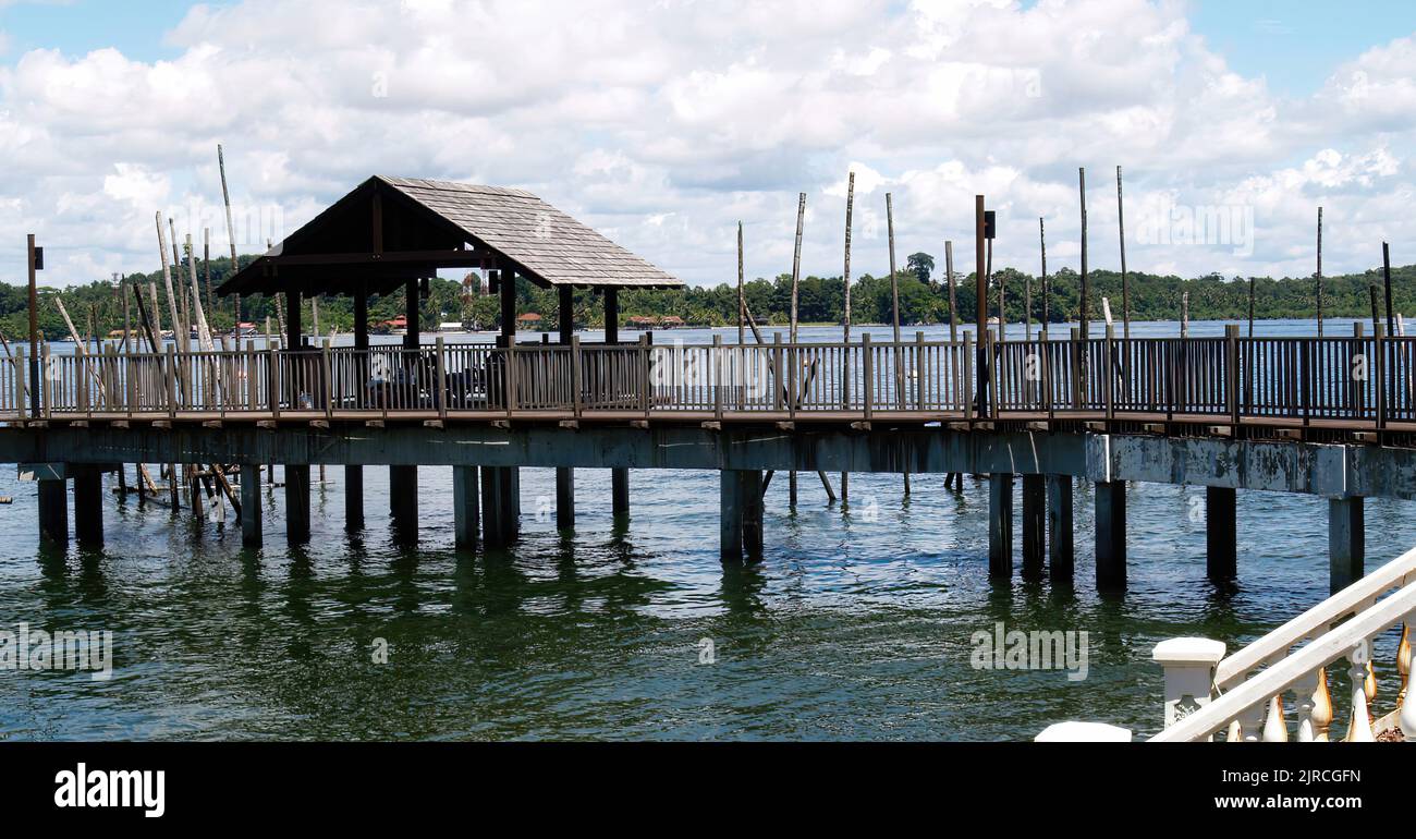 Singapore, Changi Point Boardwalk (1 Stock Photo - Alamy