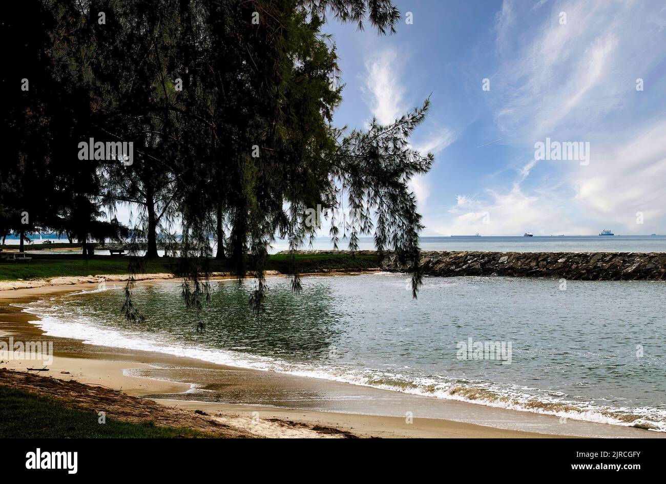 Singapore, Changi Point Boardwalk (1 Stock Photo - Alamy