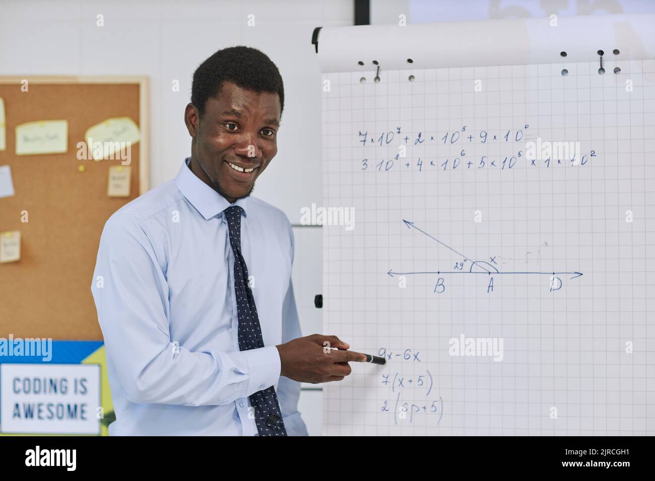 Child whiteboard math hi-res stock photography and images - Alamy