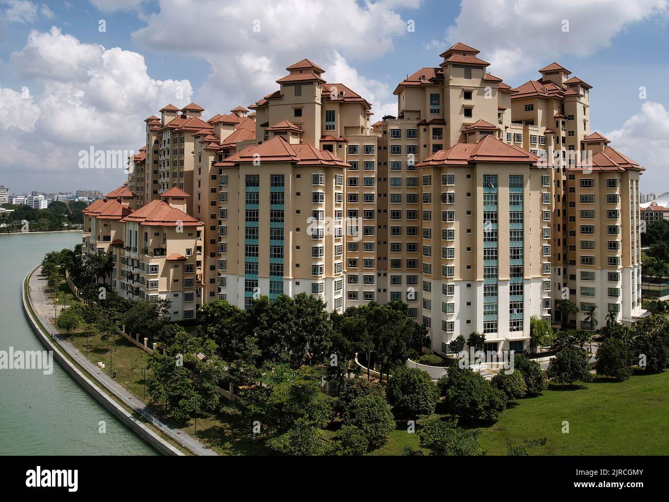 Singapore, Costa Rhu Condominium Stock Photo - Alamy