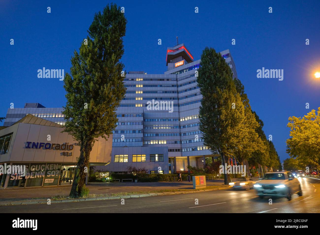 RBB, Rundfunk Berlin Brandenburg, Masurenallee, Charlottenburg, Berlin ...