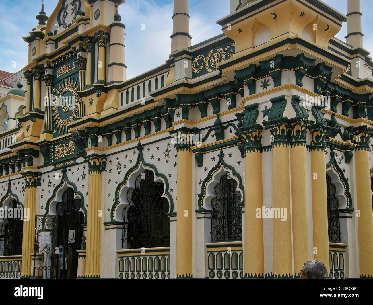 Singapore, Gafoor Mosque Stock Photo - Alamy
