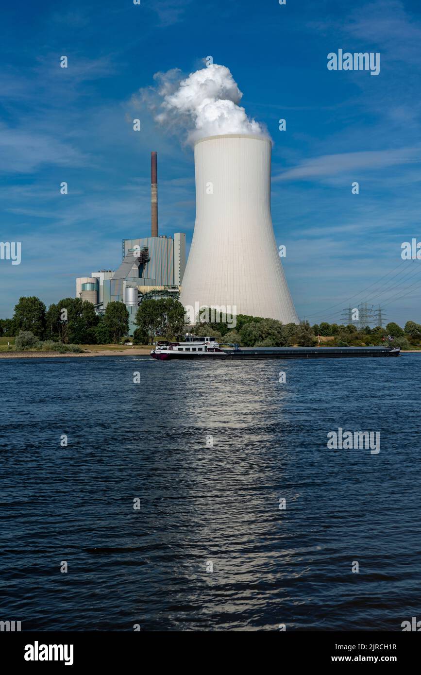 Cooling tower of the coal-fired power plant Duisburg-Walsum, operated ...
