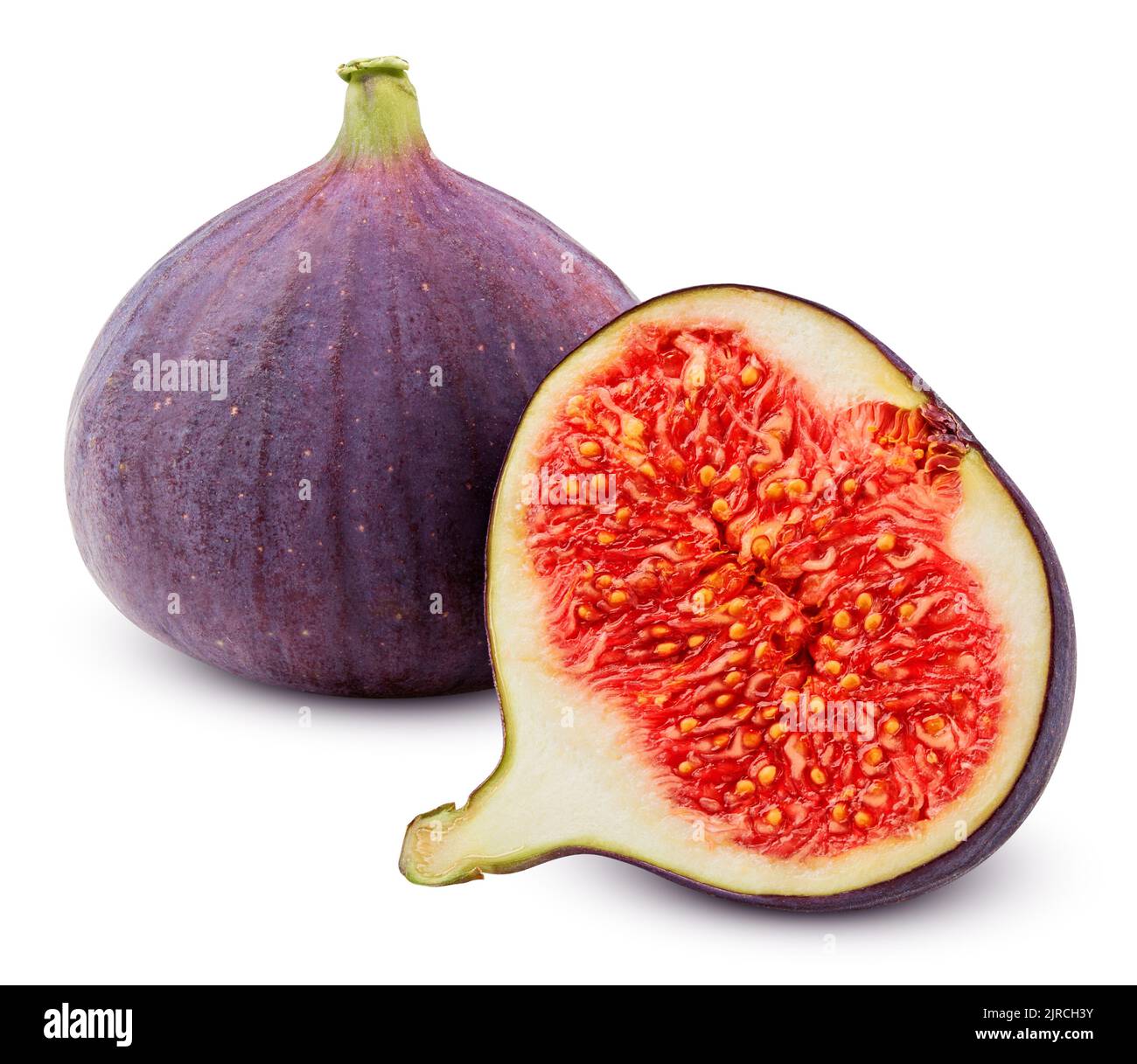 fig isolated on white background, clipping path, full depth of field ...