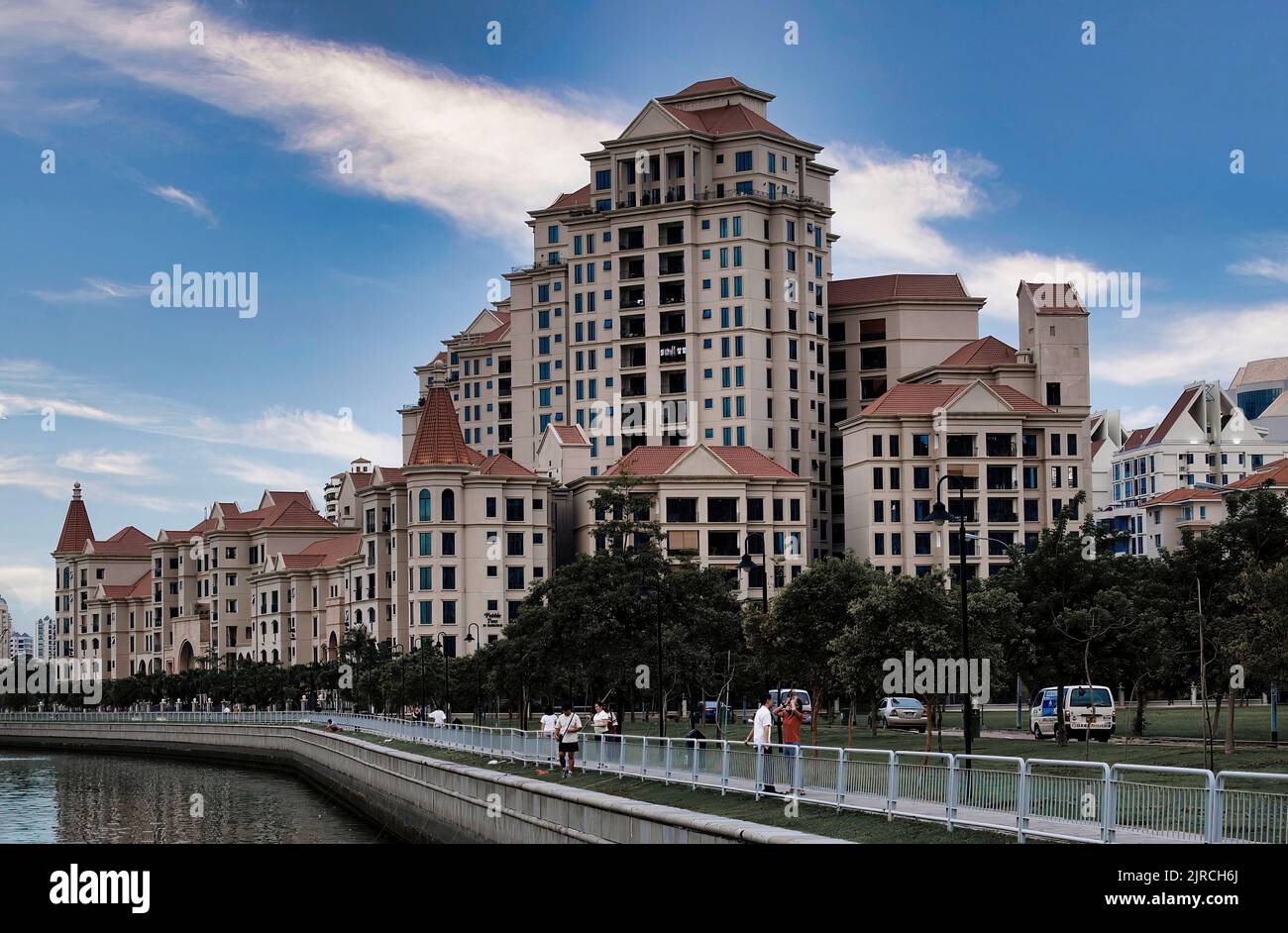Singapore. Pebble Bay Condominium Stock Photo - Alamy