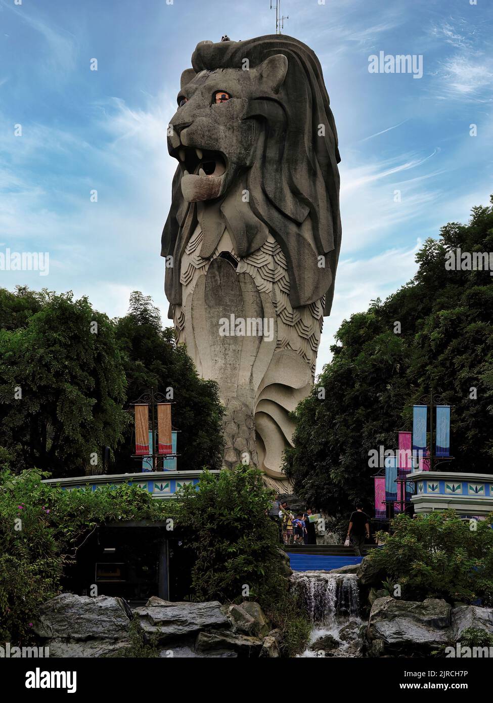 Singapore, Sentosa Merlion Park Stock Photo - Alamy