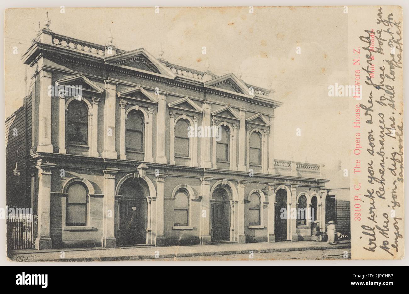 The Opera House, Hawera, New Zealand, 1904-1915, Hāwera, by Muir ...
