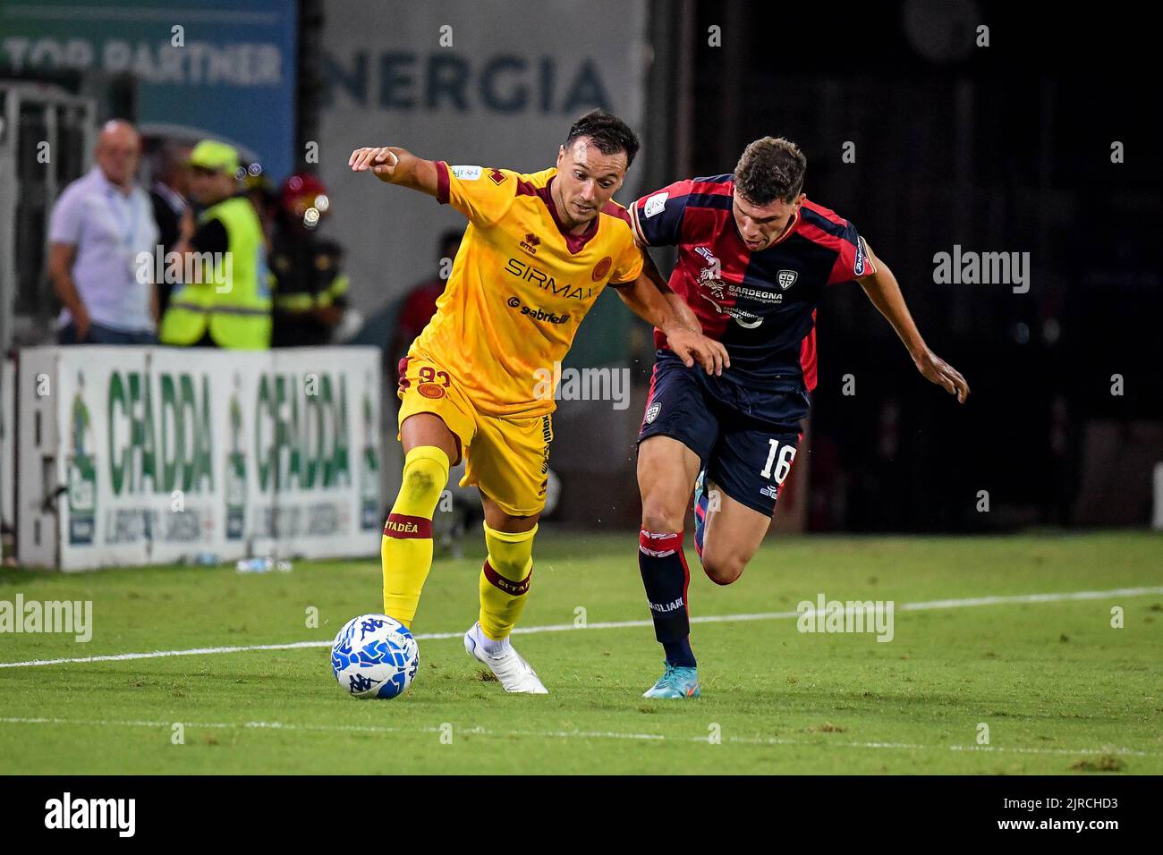 Unipol Domus, Cagliari, Italy, August 21, 2022, Enrico Baldini of A.S ...