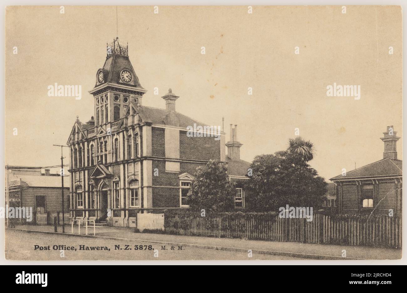Post Office, Hawera, New Zealand, 1912, Hāwera, by Muir & Moodie Stock ...