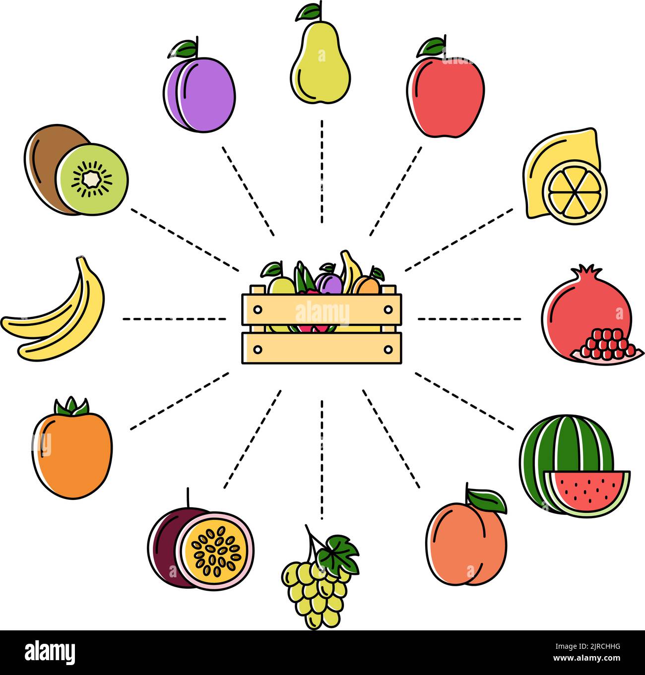 Online store with fruits. Shopping concept, vector illustration Stock ...