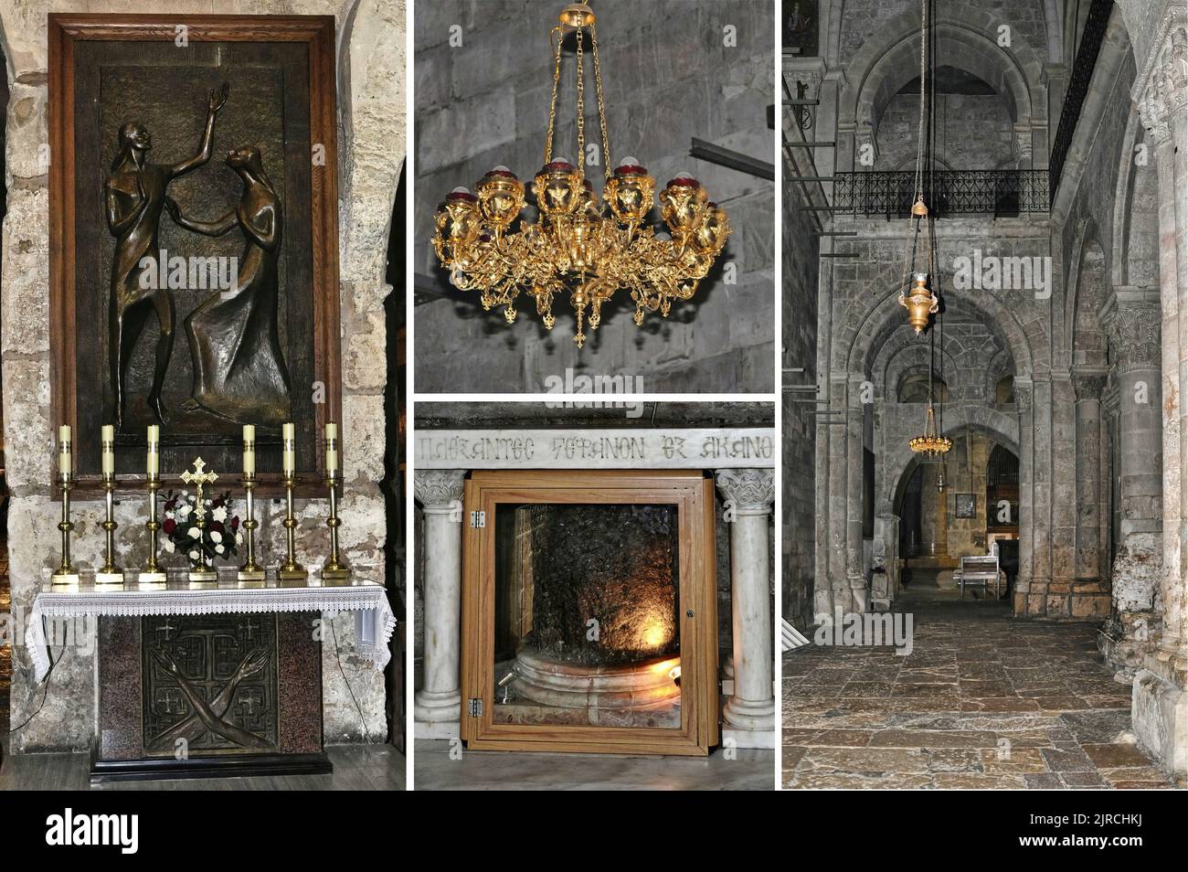 The Basilica of the Holy Sepulcher,the most important Catholic church ...