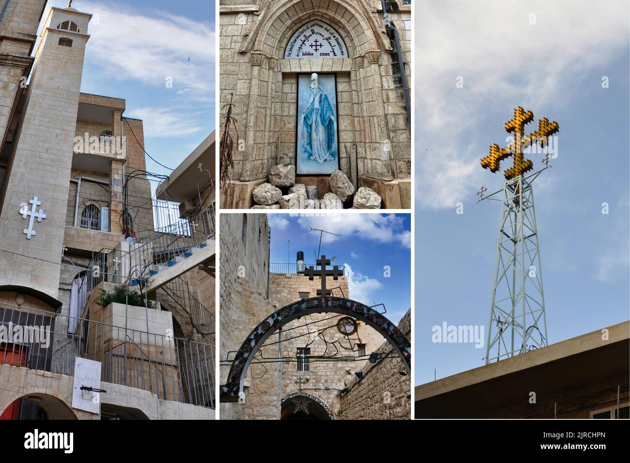 The Via Dolorosa is a street in Jerusalem which corresponds to the path ...