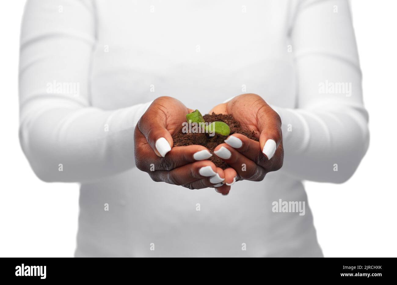 Handful of soil hi-res stock photography and images - Alamy