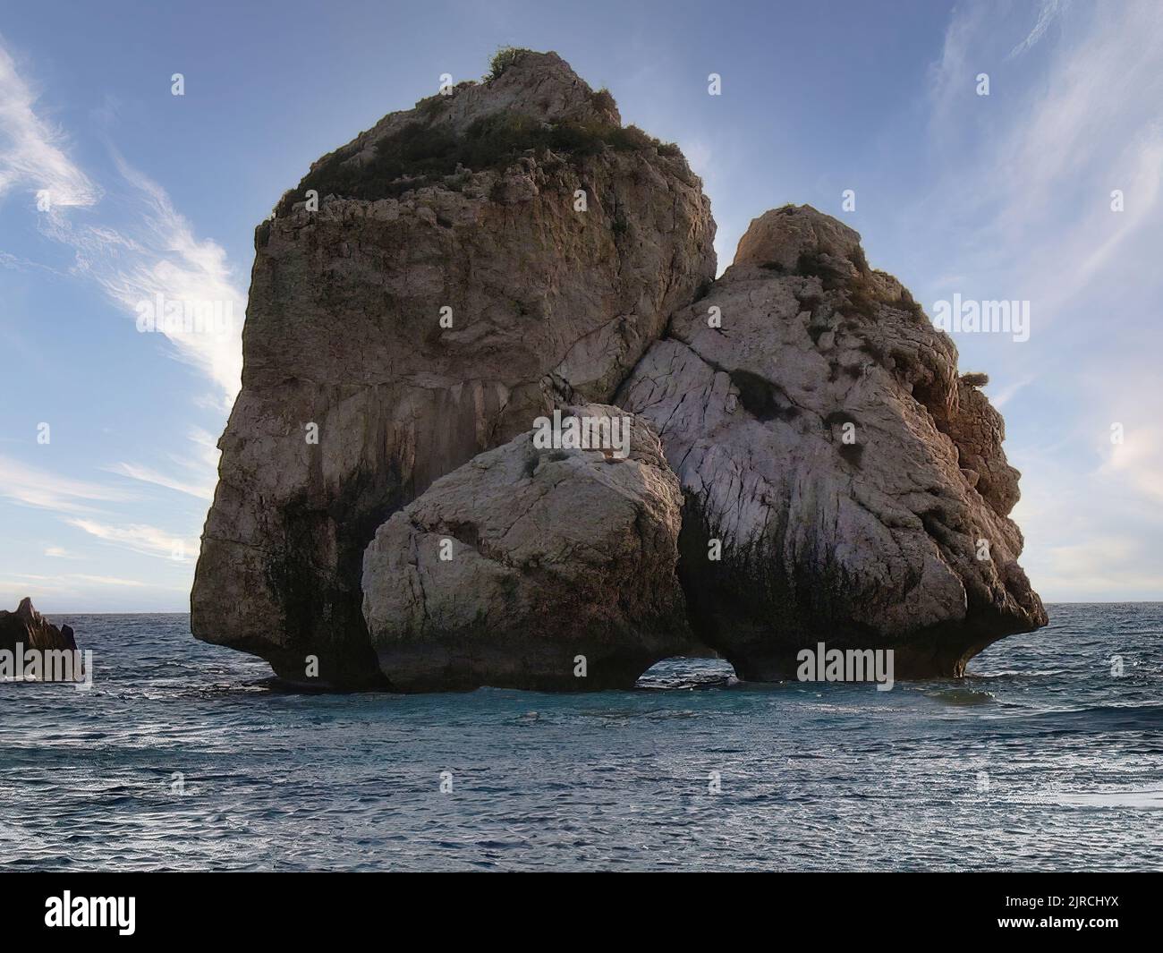 Large rocks off the coast of Cyprus 02 (1 Stock Photo - Alamy