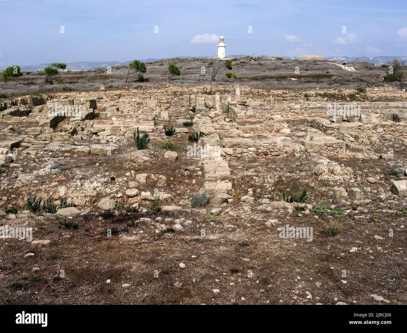 Ruins of ancient town in Paphos archaeological site, Paphos, Cyprus (1 ...