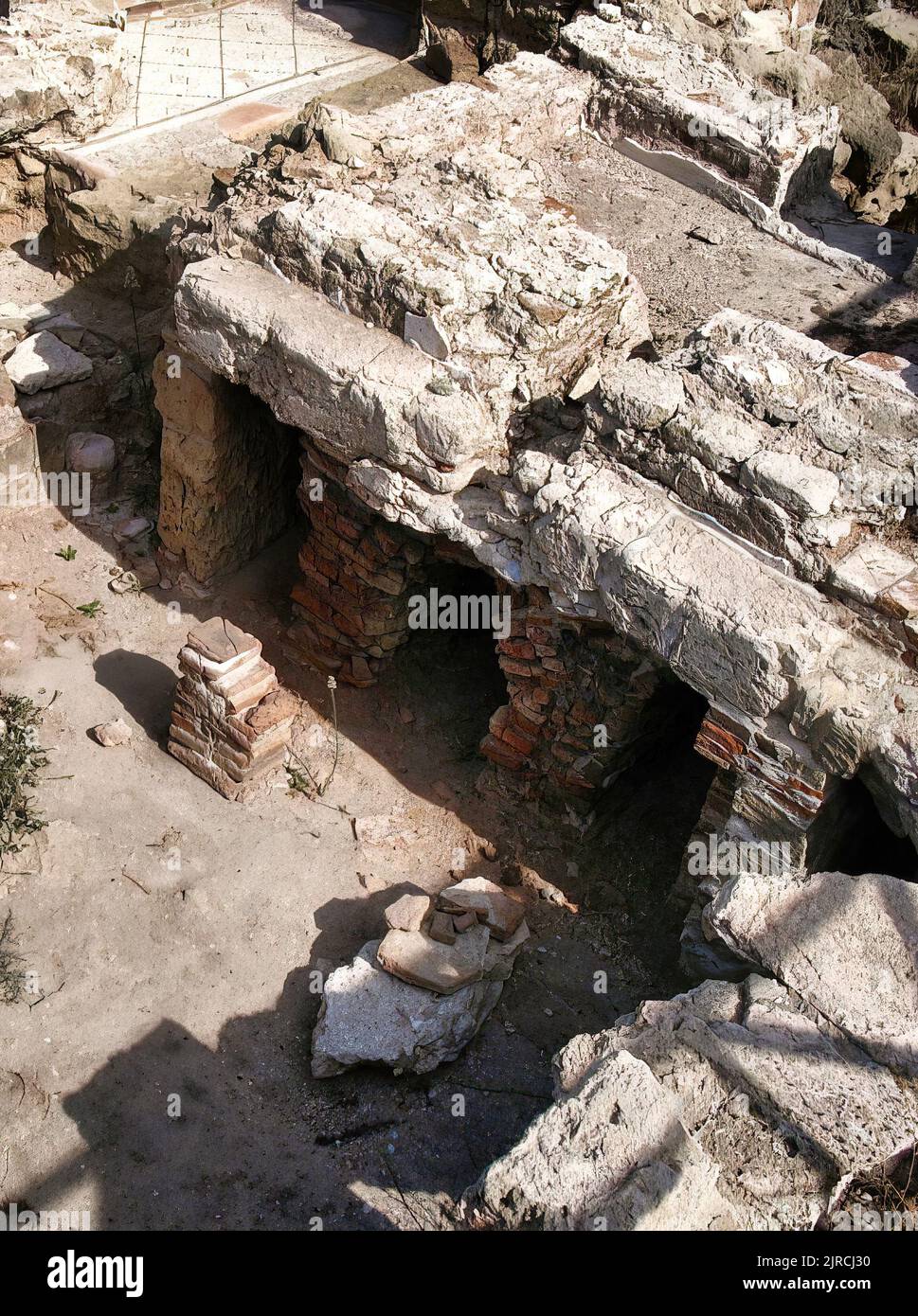 Ruins of ancient town in Paphos archaeological site, Paphos, Cyprus (1 ...
