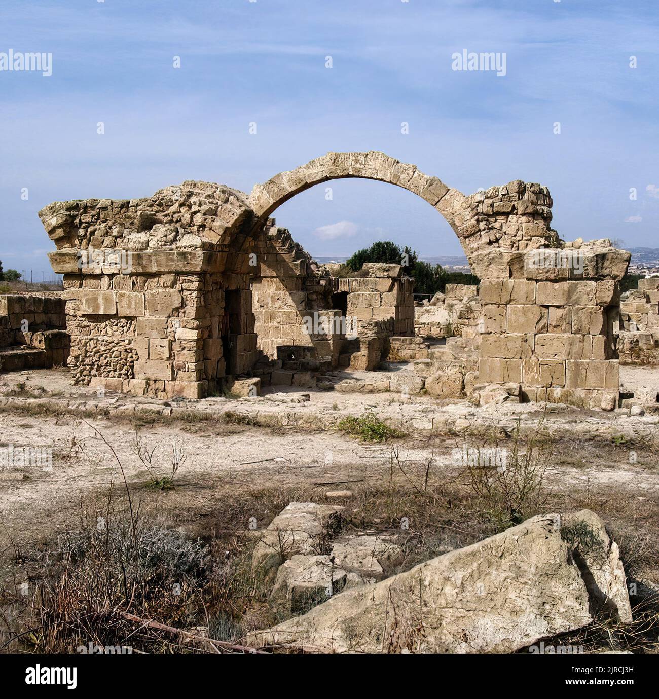 Saranta kolones archaeological site hi-res stock photography and images ...