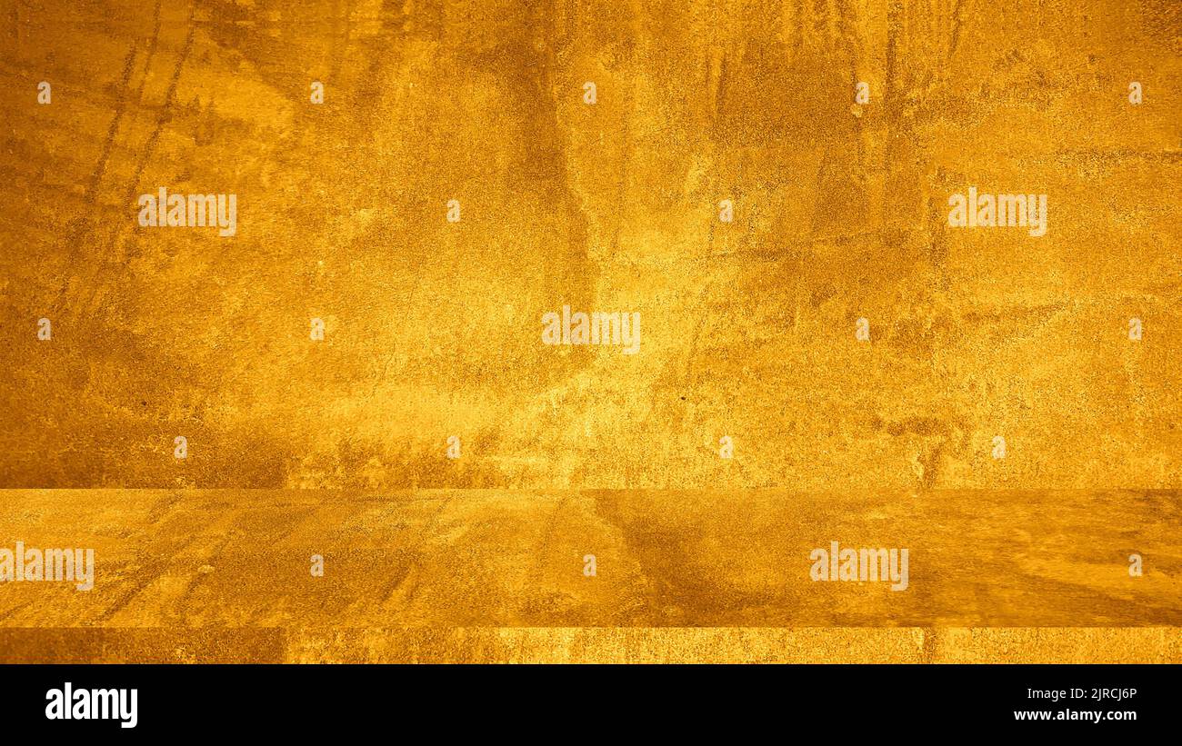 Texture of golden decorative plaster or concrete. Abstract grunge ...