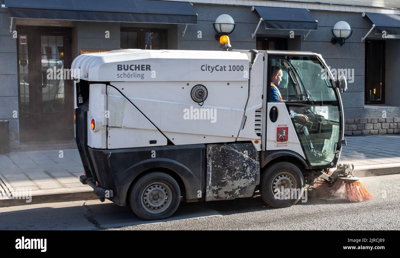 Bucher road sweeper hi-res stock photography and images - Alamy