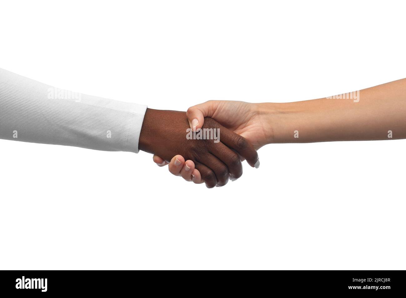 handshake of black and white hands Stock Photo - Alamy
