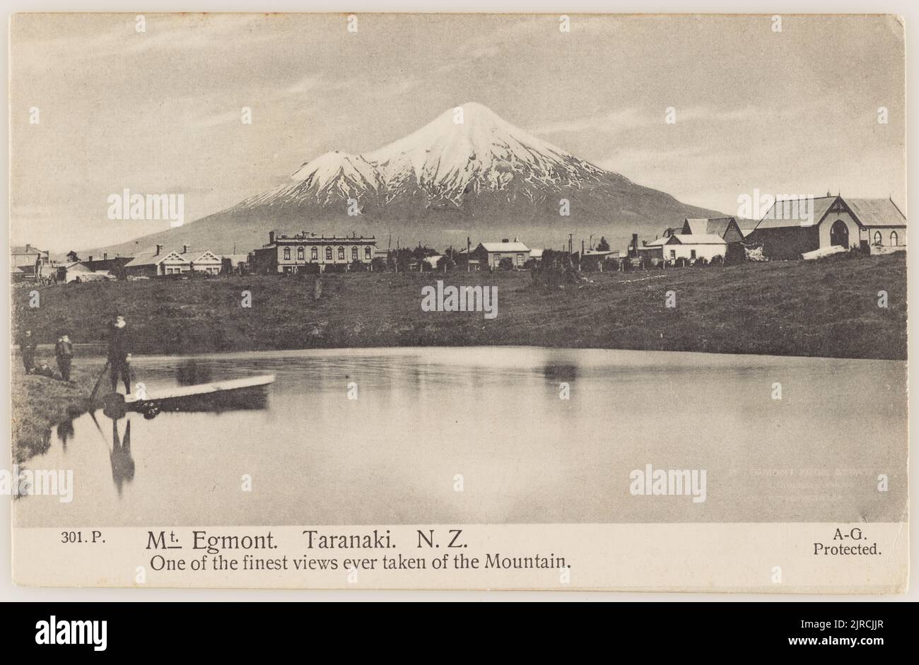 Mount Egmont, Taranaki, New Zealand, 1908, Stratford, by Muir & Moodie ...
