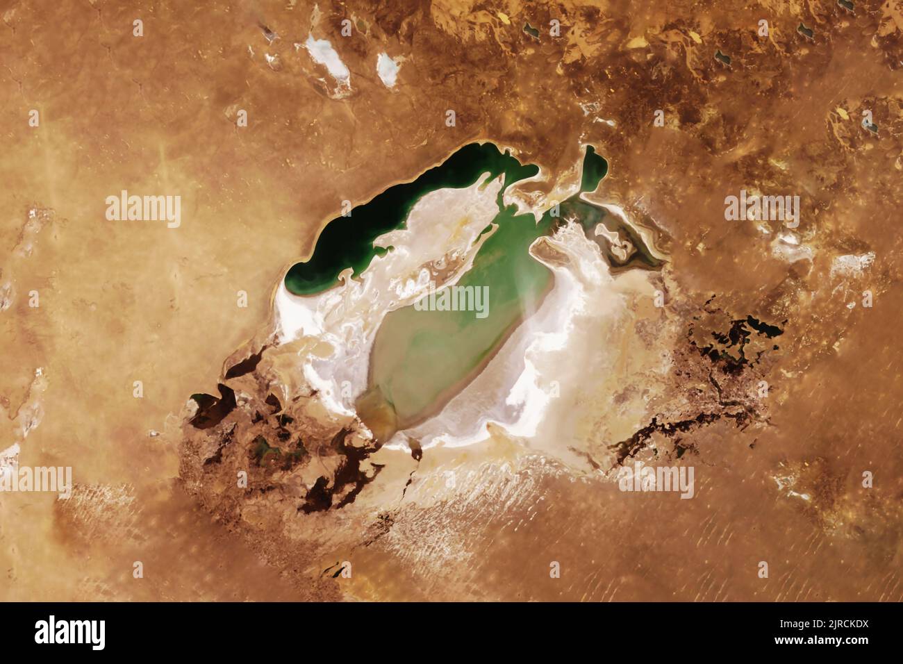 Drought, climate change from space. Elements of this image furnished by ...
