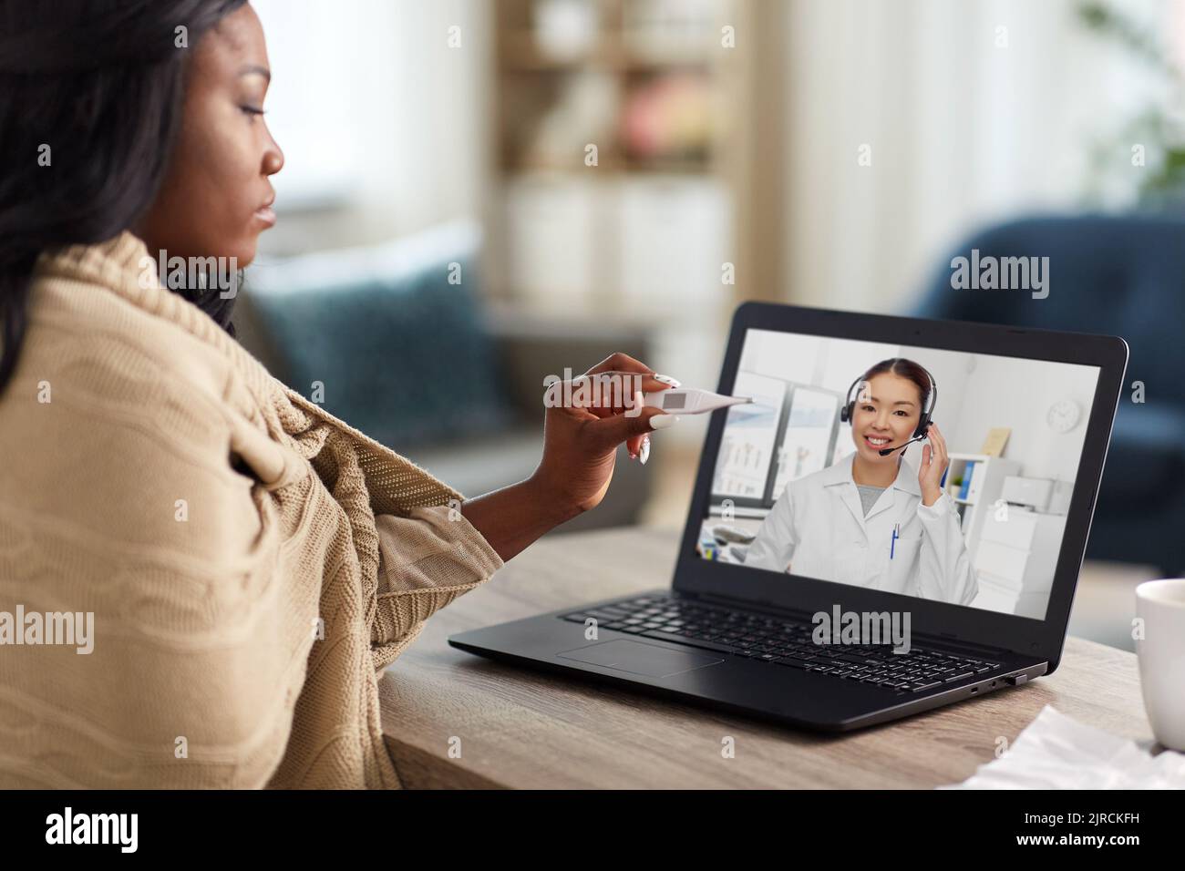 Sick patient on video hi-res stock photography and images - Alamy