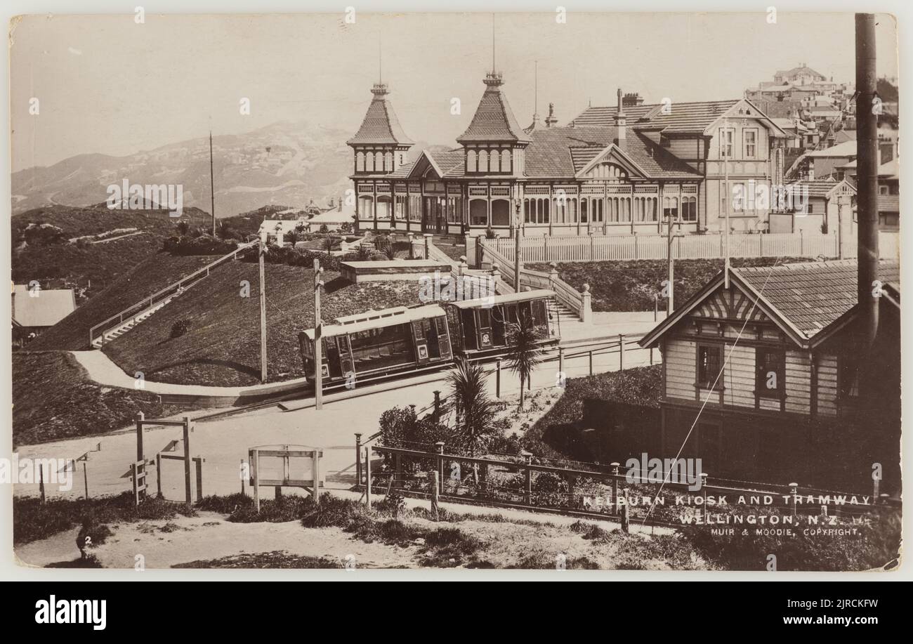 Kelburn Kiosk and Tramway, Wellington, New Zealand, 1908-1914, by Muir ...