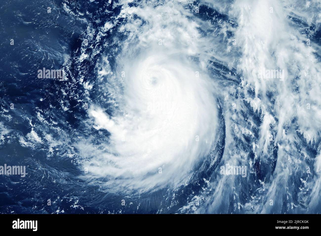 Hurricane, typhoon from space. Elements of this image furnished by NASA ...
