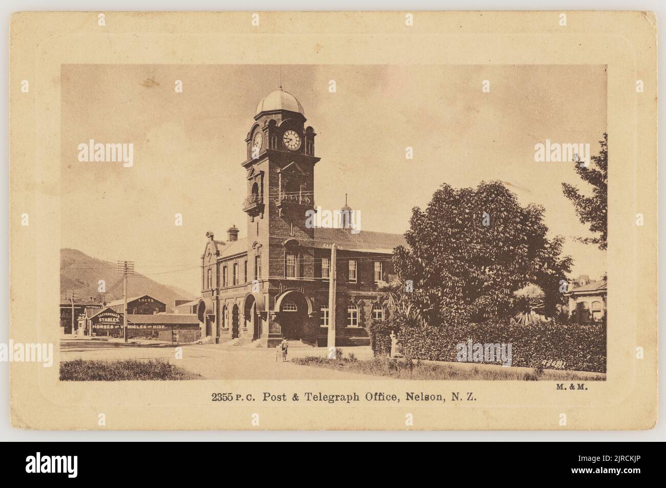 Post & Telegraph Office, Nelson, New Zealand, 1909, Nelson, by Muir ...