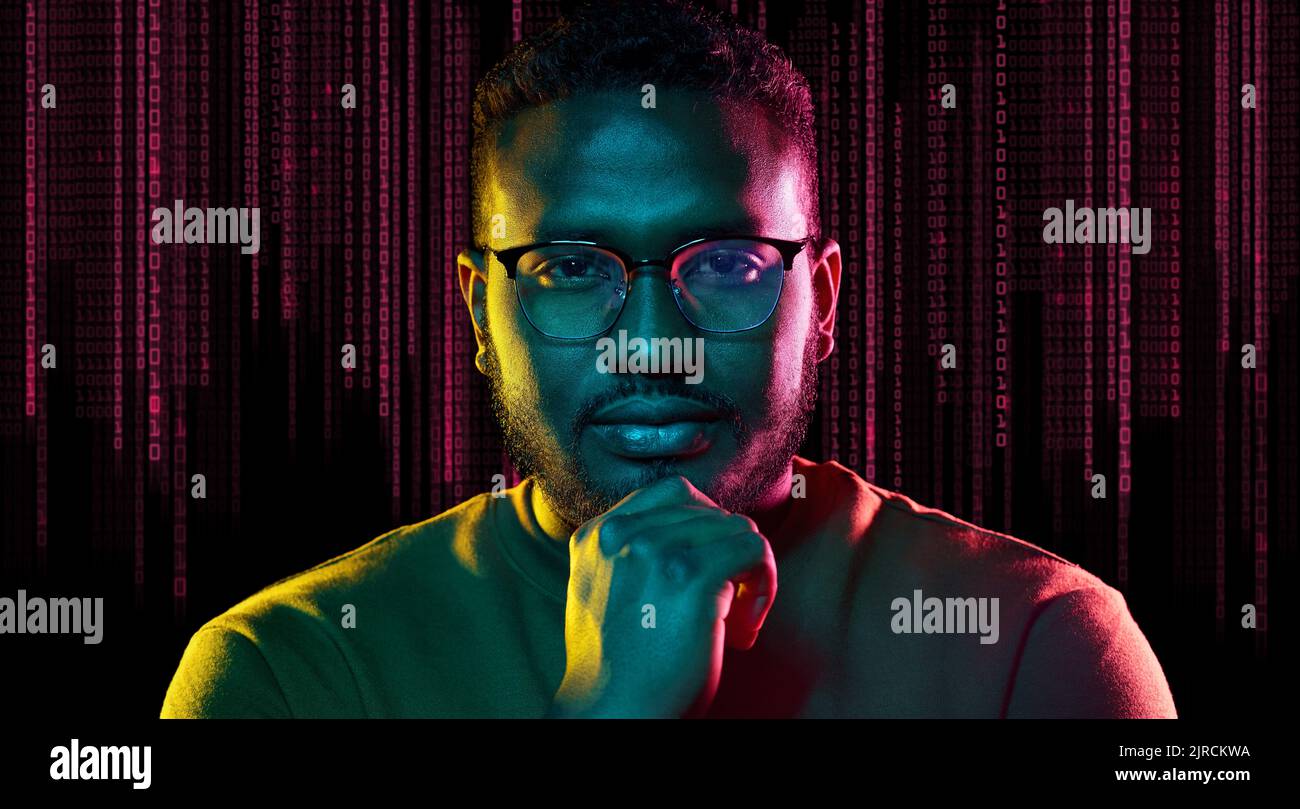 Portrait african american programmer hi-res stock photography and ...