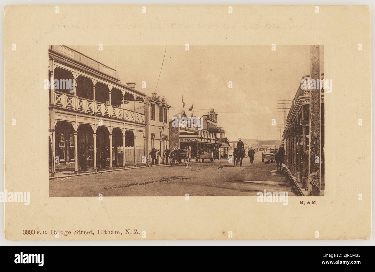 Bridge Street, Eltham, 1909, Eltham, by Muir & Moodie Stock Photo - Alamy