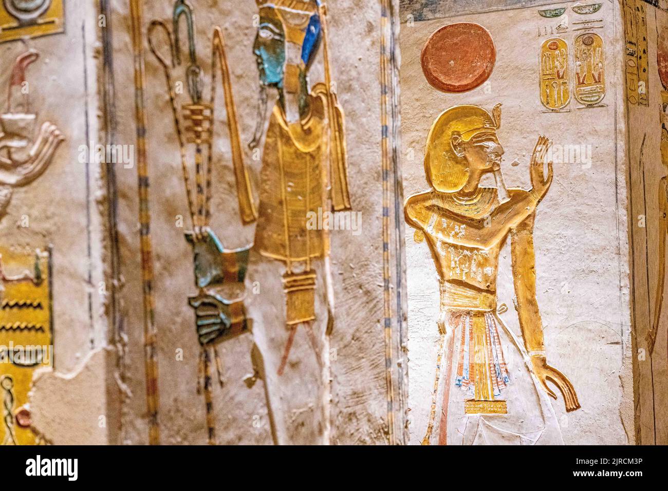 KV9 Tomb Started by Ramses V and finished by Ramses VI, intact with ...