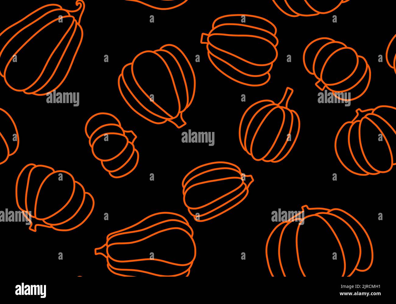 Halloween seamless pumpkins and witch hat and ghost pattern for fabrics ...