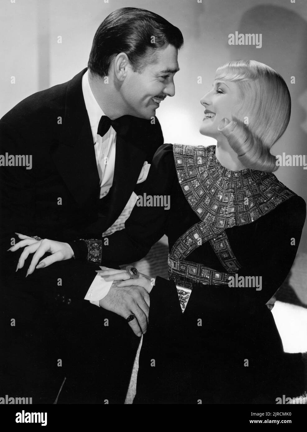 CLARK GABLE and NORMA SHEARER Publicity Portrait by LASZLO WILLINGER in ...