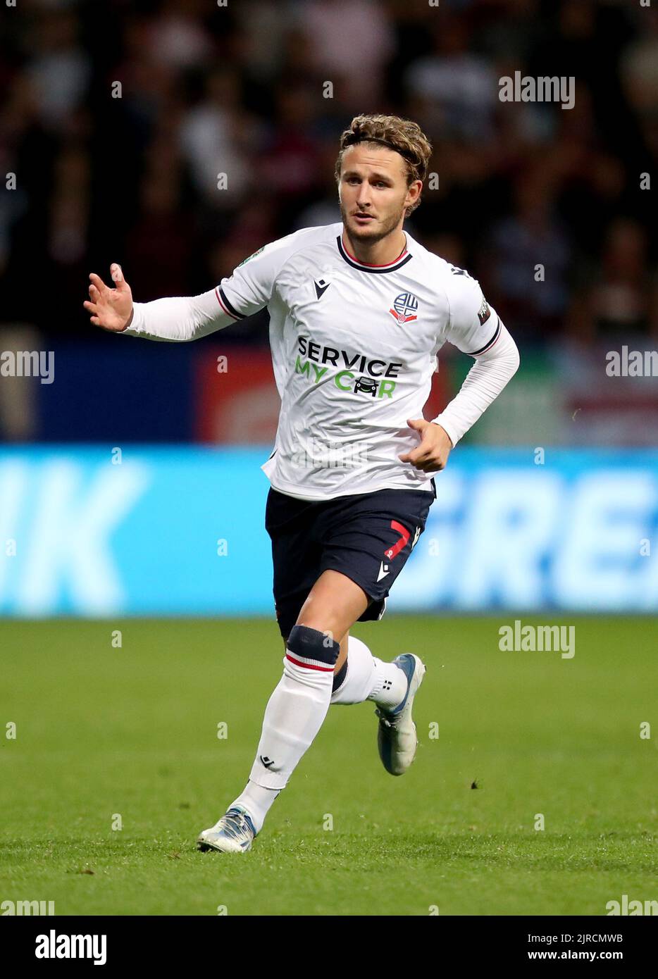 Bolton Wanderers’ Kieran Sadlier in action during the Carabao Cup ...