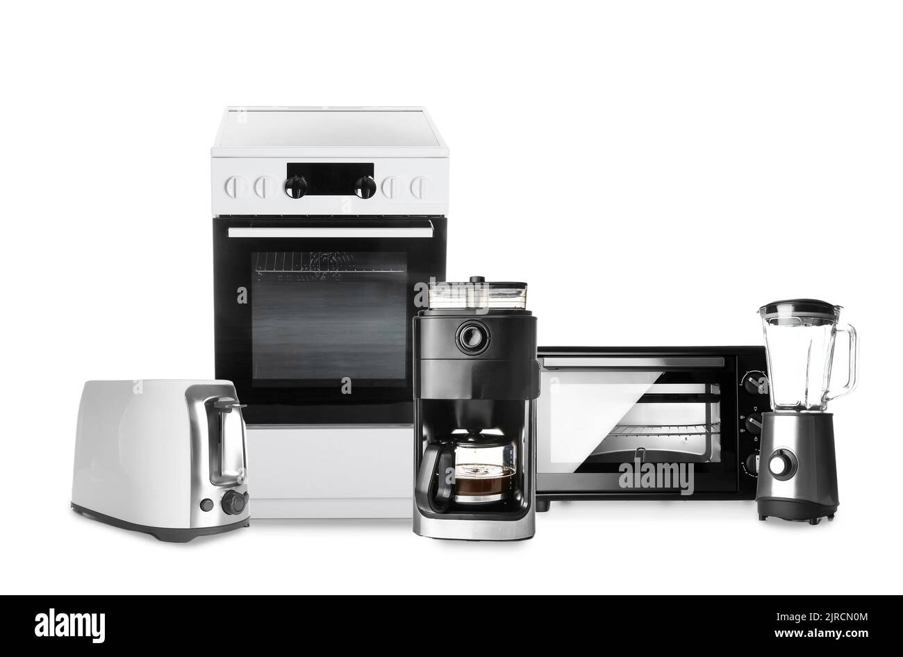 Kitchen home appliances different Cut Out Stock Images & Pictures - Alamy