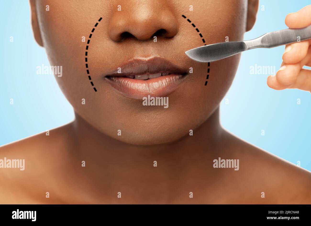 Dotted face hi-res stock photography and images - Alamy
