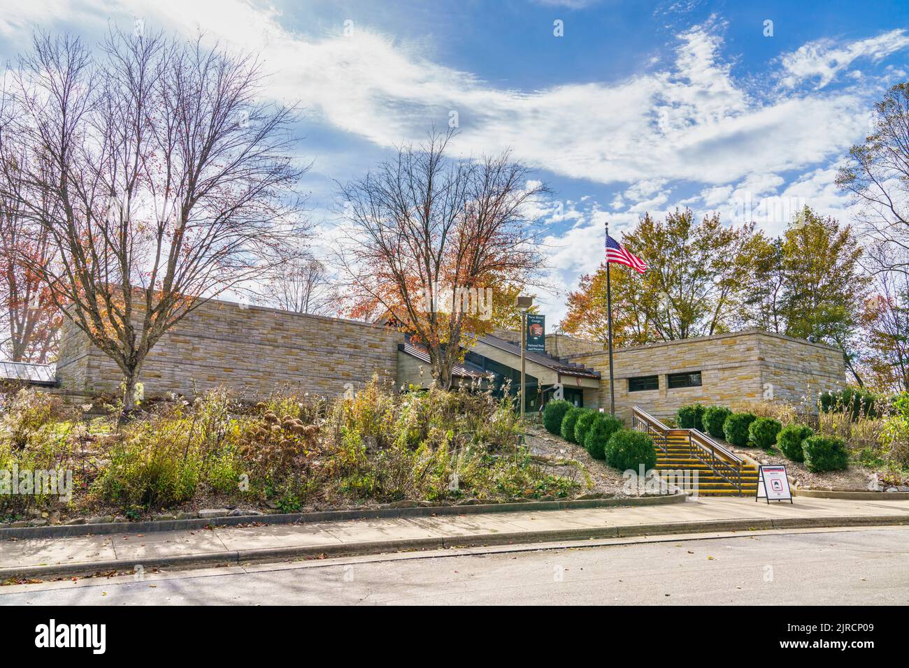 The Canyon Rim Visitor Center at New River Gorge National Park and ...
