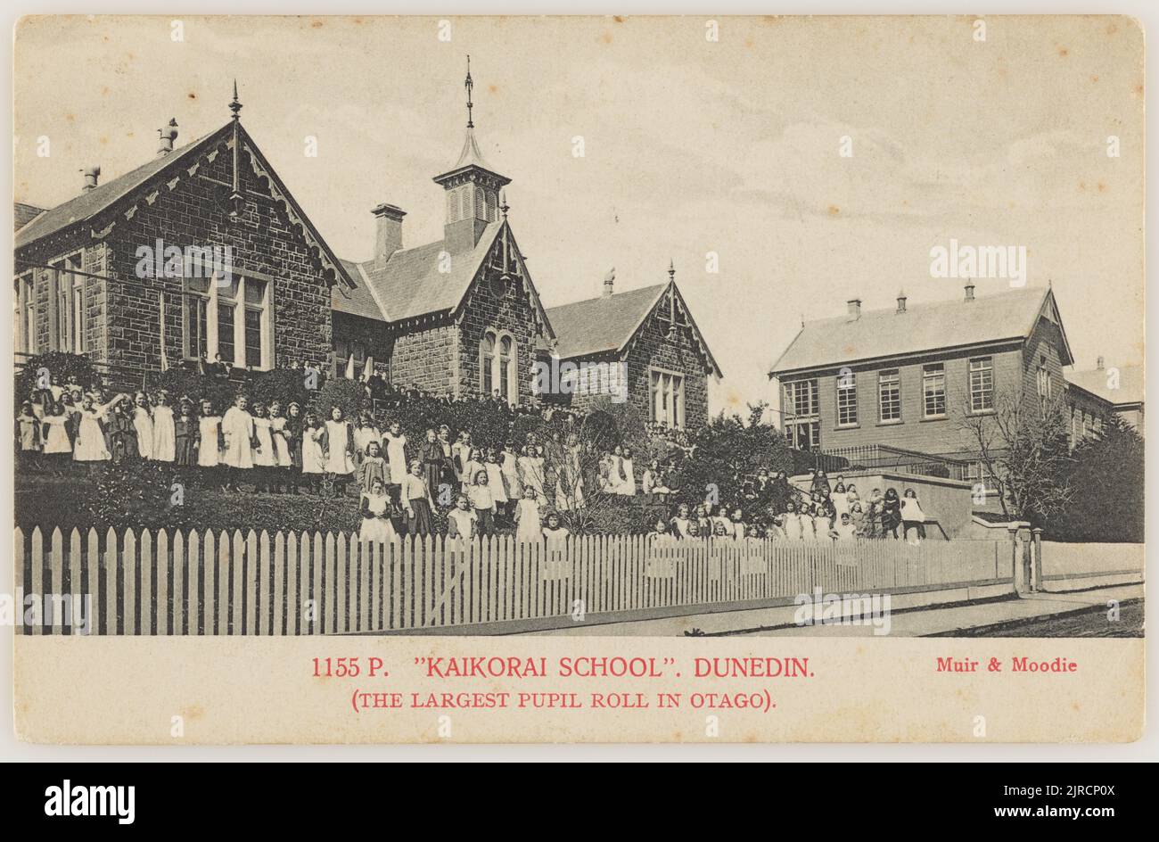 Kaikorai School, Dunedin, 1904-1915, Dunedin, by Muir & Moodie Stock ...