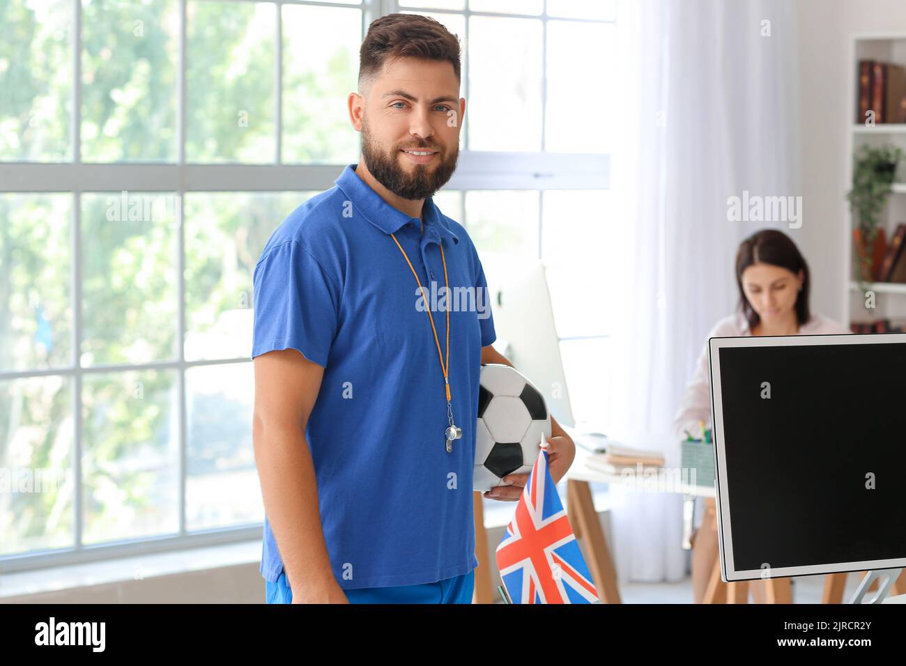Pe teacher man hi-res stock photography and images - Alamy