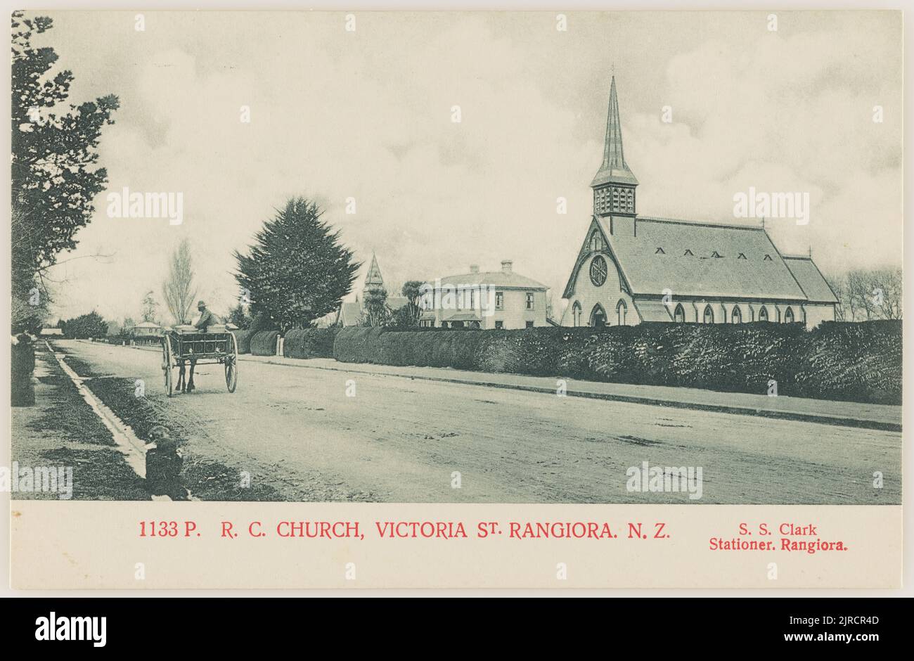 Roman Catholic Church, Victoria Street, Rangiora, New Zealand, 1905 ...