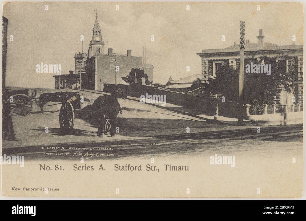 Stafford Street, Timaru, 1900-1903, Timaru, by Muir & Moodie Stock ...